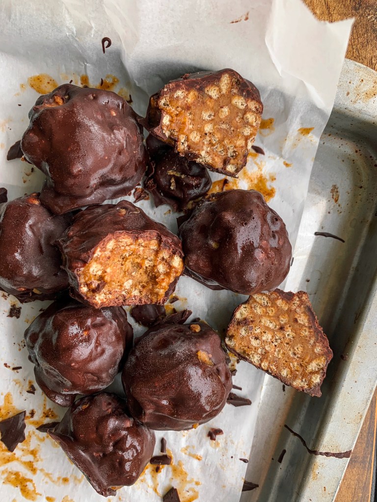 Peanut Butter Crunch Bites – healthful radiance